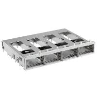 China TE 2007668-1 QSFP+ Cage Ganged 1 X 4 Connector Modular Jack for sale
