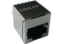 China Top Entry Rj45 JD2-0011NL Vertical Jack Magnetics 10/100Base-T Shield LPJD0013DNL for sale