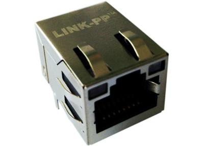 China HFJT1-E1G41-L12RL RJ45 With Integrated Magnetics 10 vias PCB Development Board for sale