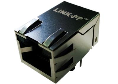 China RJ45 Single Port J1012F21KNL / LPJ1012AWNL Tab-UP 8-pins Magnetics Connector for sale