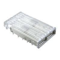 China 2315050-1 TE ZQSFP+ 1x2 Cage Connector Modular Jack With Lightpipe for sale