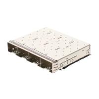 China TE 2227730-1 ZSFP+ 1x4 Cage Connector 28 Gb/S External Springs EMI Enhanced for sale