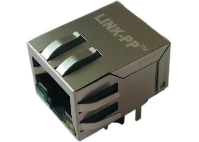 China JXD0-0001NL , LPJG4820GENL 8P10C Gigabit Magnetics Rj-45 PCB Jack for sale