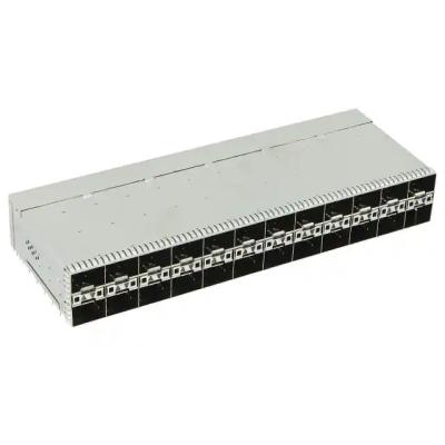 China TE 2227838-7 ZSFP+ Receptacle With Cage 2x12 External Springs  Included Lightpipe for sale