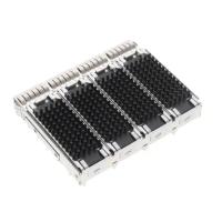 China TE 2170745-4 QSFP28 1x4 Cage With Heat Sink Connector EMI Springs 28 Gb/S for sale