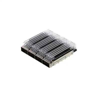 China 2170793-1 TE QSFP28 1x4 Cage With Heat Sink EMI Springs Custom for sale