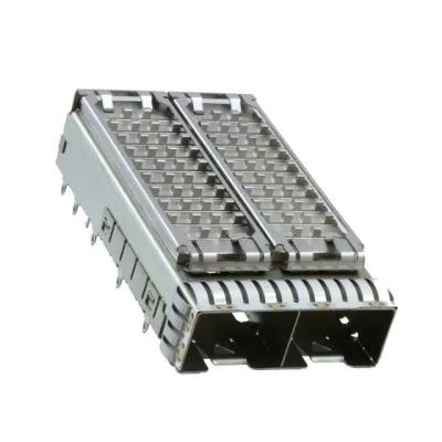 China TE 2198230-1 SFP+ 1x2 Cage With Heat Sink External Springs for sale