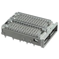 China 2227103-1 ZQSFP+ 1x2 Cage Assembly With Heat Sink 28 Gb/S for sale