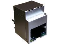 China HFJV1-1G16-L12RL , LPJD0773BDNL Vertical rj45 Jack, HFJV1-1G41-L12RL Gigabyte for sale