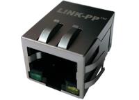 China HFJ11-2450E-L11RL Magnetic RJ45 Jack LPJ0011GFNL 10/100Mbps UL Certification for sale