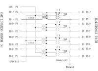 China HFJV1-E1G16-L12RL , LPJD4773BDNL Vertical RJ45 Gigabit Top Entry With LED for sale