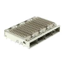 China TE 2227249-2 ZQSFP+ 1x4 Cage With Heat Sink 28 Gb/s for sale