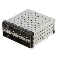 China TE 2007399-5 SFP+ 2x4 Cage Connector With Lightpipe 16 Gb/s for sale