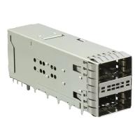 China TE 2227669-1 ZQSFP+ 2x1 Cage With Integrated Connector EMI Springs 25 Gb/s for sale