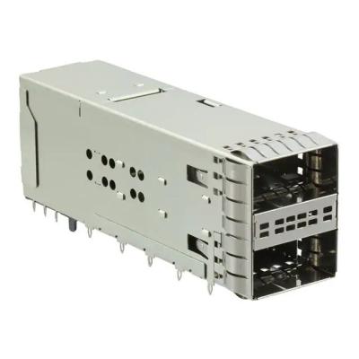 China TE 2227669-1 ZQSFP+ 2x1 Cage With Integrated Connector EMI Springs 25 Gb/s for sale