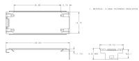 China TE 2-2170740-3 QSFP28 1x3 Cage With Heat Sink Included Lightpipe EMI Springs for sale