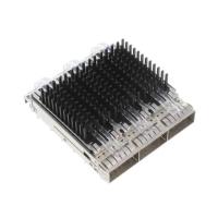 China TE 2-2170740-3 QSFP28 1x3 Cage With Heat Sink Included Lightpipe EMI Springs for sale
