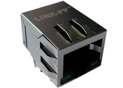 China LPJ0012G66NL RJ45 1x1 Port SI-60189-F 1x10/100Ethernet Rj45 Red & Green LED for sale
