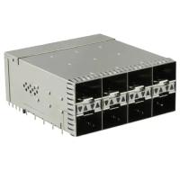 China TE 1-2180324-9 zSFP+ 2x4 Cage Included Lightpipe External Springs 32 Gb/s for sale