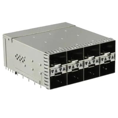 China TE 1-2180324-9 zSFP+ 2x4 Cage Included Lightpipe External Springs 32 Gb/s for sale