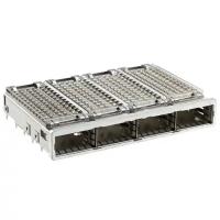 China TE 2007625-1 QSFP+ 1x4 Cage With Heat Sink 14 Gb/s Press-Fit Through Hole for sale