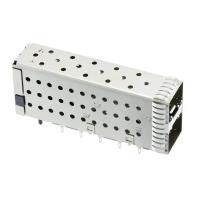 China TE 1-2007492-8 SFP+ 2x1 Cage With Integrated Connector External Springs for sale