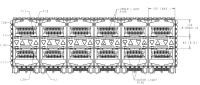 China 1-2007562-5 SFP+ 2x6 Cage Connector with Lightpipe External Springs 16 Gb/s for sale