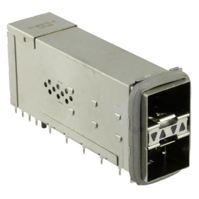 China 2198318-2 zSFP+ 2x1 Cage Connector With Included Lightpipe 32 Gb/s for sale