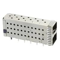 China TE 2007492-8 SFP+ 2x1 Cage Connector With External Springs 16 Gb/s Press-Fit Mount for sale
