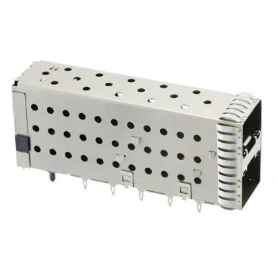 China TE 2007492-8 SFP+ 2x1 Cage Connector With External Springs 16 Gb/s Press-Fit Mount for sale