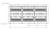 China TE 2214565-1 ZQSFP+ 2x3 Cage With Integrated Connector 28 Gb/s for sale