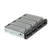 China TE 2170287-1 QSFP+ 1x4 Cage With Heat Sink Elastomeric Gasket 14 Gb/s for sale