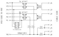 China XFATM9D-CLxu1-4MS RJ45 Female Jack LPJ4141GENL 10/100M With TVS Protection for sale