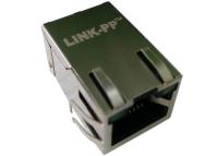 China ARJ-1320-47F , POE RJ45 Single Port LPJ6144AWNL Green LED Power Jack for sale