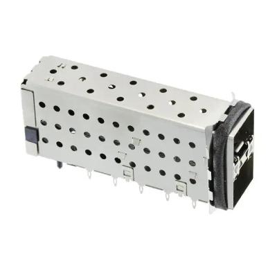 China TE 2007538-5 SFP+ 2x1 Cage Connector 16 Gb/s With Lightpipe for sale