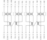 China VP2006AM 10/100Base-TX VoIP Magnetics Modules For PoE Application for sale