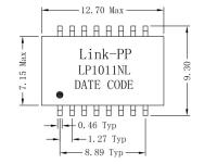 China LP1011NL Single Port Magnetic Transformers 10/100Base-T Isolation Module for sale