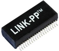China Dual Port Magnetics Transformer LP44011NLE , 2x10/100Base-T Ethernet for sale