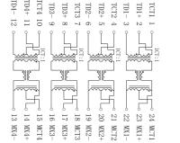 China LP5019NL 1000Base-T Low Profile Ethernet Magnetic Transformers Gigabit Network for sale
