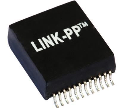 China LP2005ANL Dual Port POE Magnetics 2x 10/100Base-Tx Power Ethernet for sale