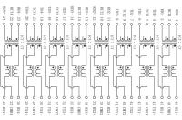 China LP44805NL POE Transformer 48pins 10/100mbps Quad Port Magnetics Module for sale