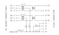 China LPJ0014CNL RJ45 Connector Jack , Data I/O connector 1x 10/100Mbps for sale