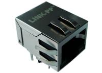 China LPJ0017AFNL , Green LED RJ45 Modular Jack Integrated Magnetics Connector for sale