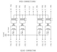 China RJG-1FA08T109W5 | LPJG16505A52NL RJ45 Modular Jack 1x Gigabit Port for sale