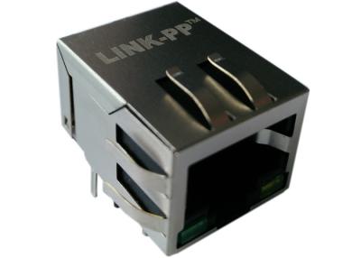 China LPJ0014A55NL | P65-P0G-11K9 RJ45 Modular Jack , Circuit Board Right Angle for sale