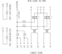 China RDA-125BAG1A Magnetic RJ45 Jack | LPJ0013AHNL 10/100Base-T LINK-PP for sale