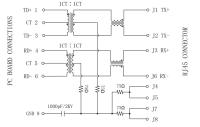 China MIC24311-0101T-LF3 , RJ45 Modular Jack 25.4mm Length Magnetic Integrated for sale