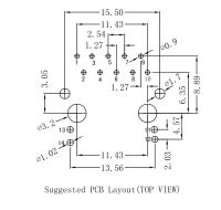 China 5-6605811-1 PCB Modular Jack 10 pin Rj45 Shielded with Leds Rugged Tablet PC for sale