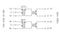 China LT1T010A-43P | Ethernet Rj45 10/100Base-T LPJ0194CNL I/O Data 1CT:1.41 for sale