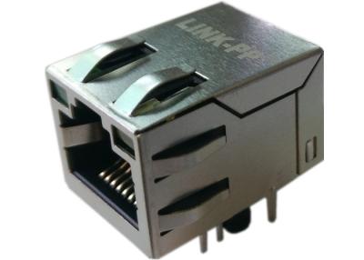 China 5-6605817-2 | LPJ16205A42NL Magnetic RJ45 Single Port , Resistor Leds for sale